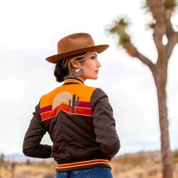 Classic Rock Couture | Jackets & Coats | Sonoran Sunrise Bomber Jacket | Poshmark